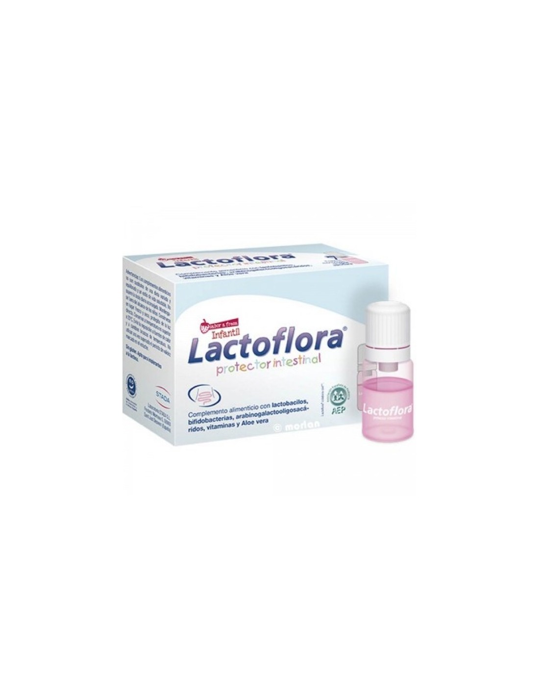LACTOFLORA PROTECTOR INTESTINAL INFANTIL FRESA 10 VIALES
